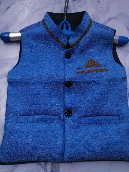 Balck & Blue Solid Colour koti For Boys | Daraz.com.bd