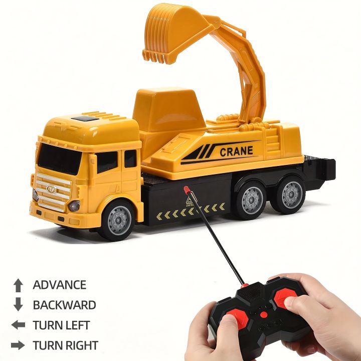 Remote Control Construction Vehicles Toy, RC Construction Toy Trucks ...