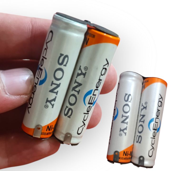 Sony CycleEnergy Ni-MH AA 1.2V Rechargeable Battery Pack – 2 Cells with ...