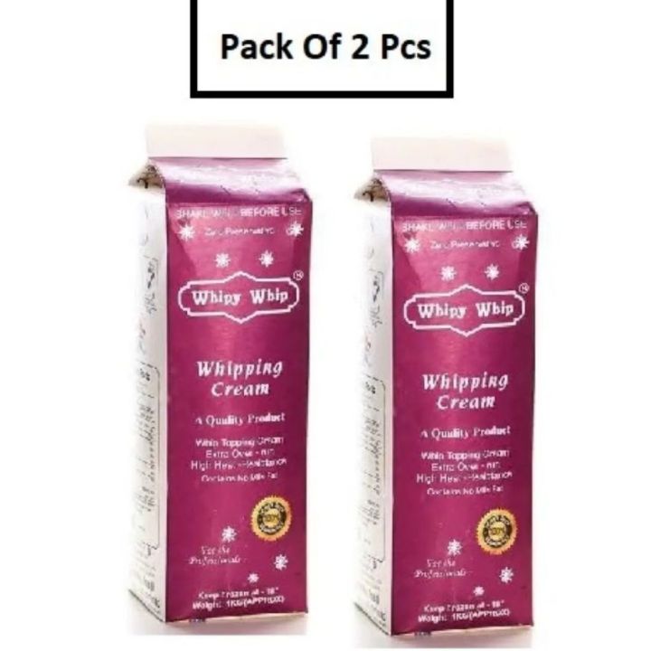 Whipy Whip Whipping Cream pack of 2 pices 1kg X 2 | Daraz.pk