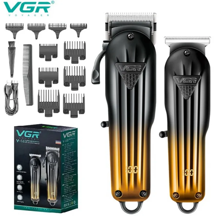 VGR Combo Kit Hair Clipper Professional Beard Hair Trimmer For men ...