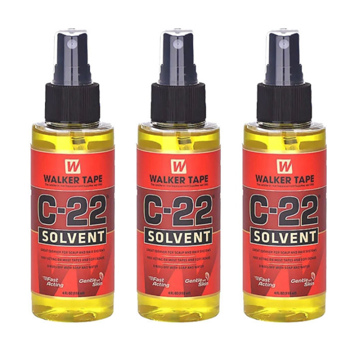 4 FL OZ 118ml Walker Tape C-22 Solvent Remover Great Cleaner For Scalp ...