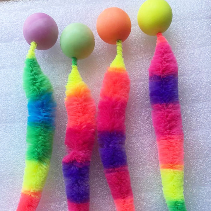 Cat interactive toys Tickle Cat Colorful bouncing ball Pet supplies ...