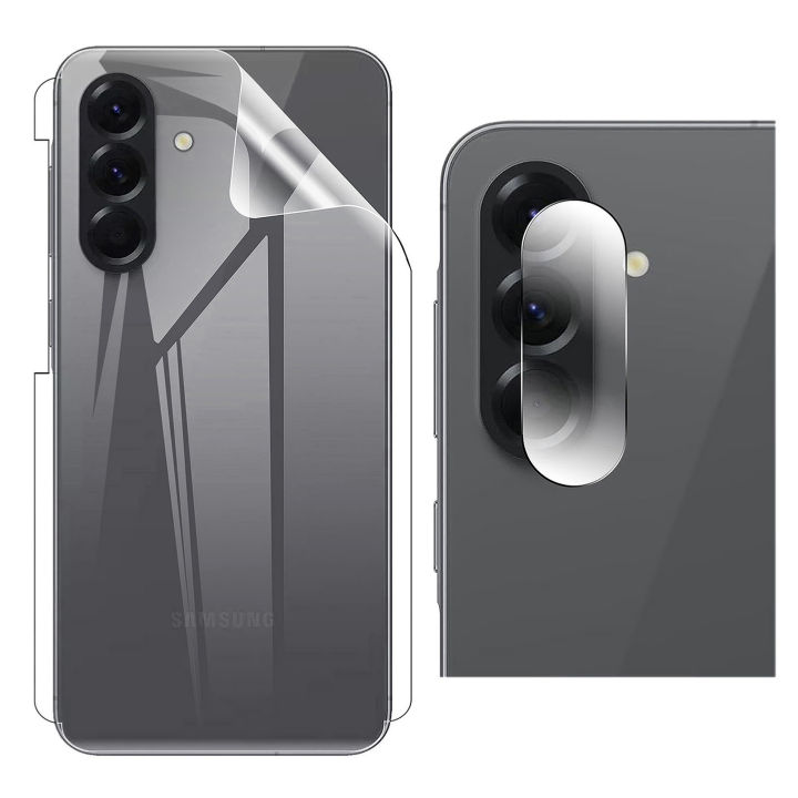 Samsung A56 Transparent Back Jelly Protector Clear Soft Film Cover ...