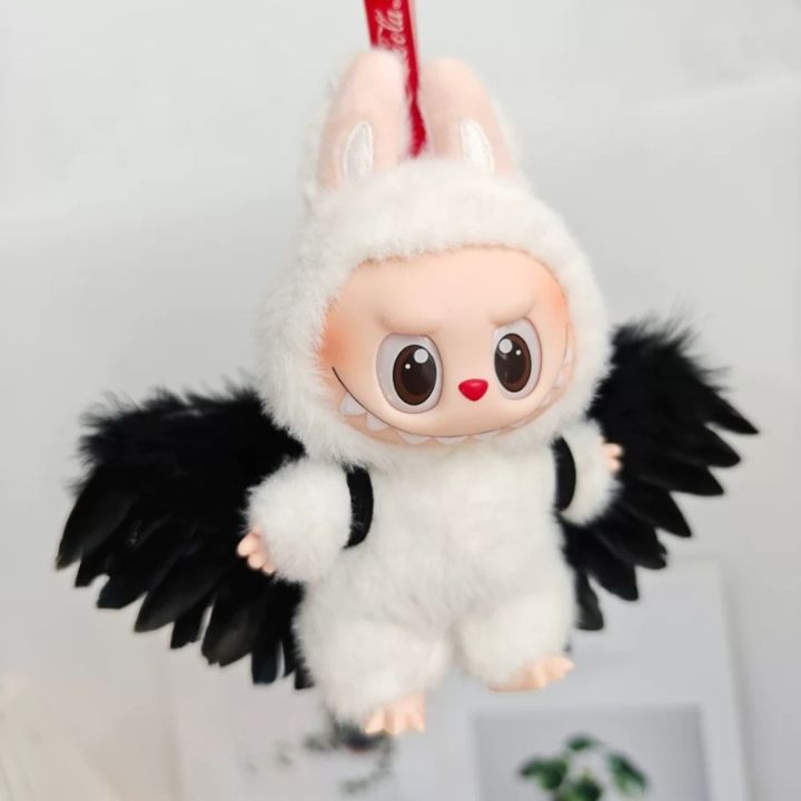 Labubu Baby Clothes Angel Wings POP MART Plush Vinyl Doll Clothing ...