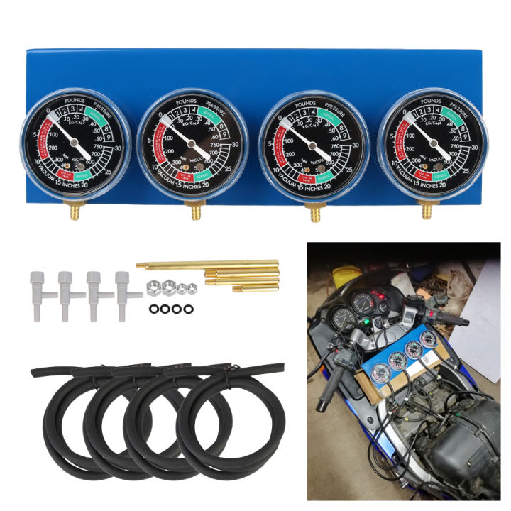 Motorcycle Carburetor Carb Synchronizer for 2/4 Cylinder Ignition ...