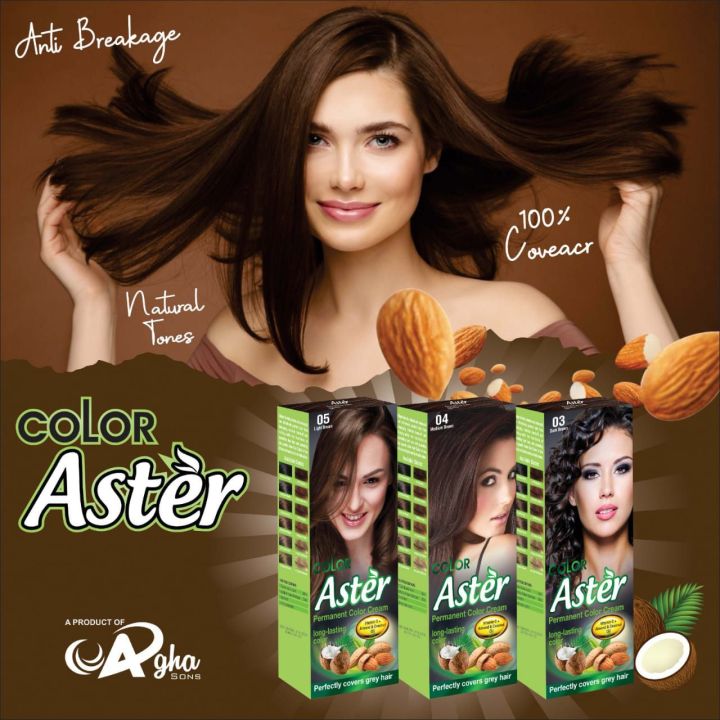 Color Aster Permanent color cream (Long Lasting color) | Daraz.pk