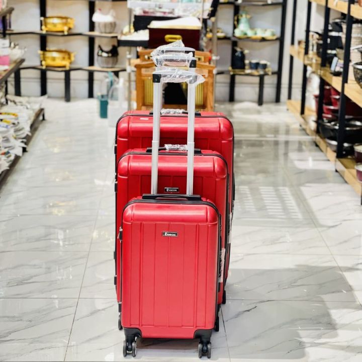 Pigeon 3-Piece Trolly suitcase Set (20/24/28) Hardside Spinner Wheel ...