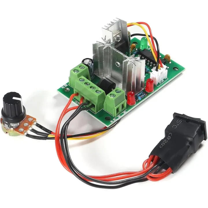 1pc Upgraded Adjustable DC Motor Speed PWM Controller 10V 12V 24V 30V ...
