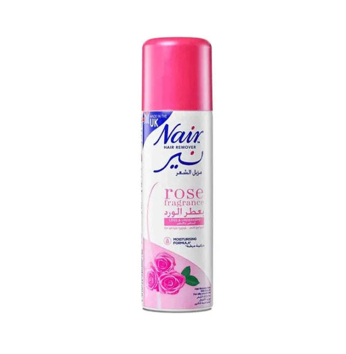 Nair Original Hair Remover Spray with Rose Fragrance - Moisturizing ...