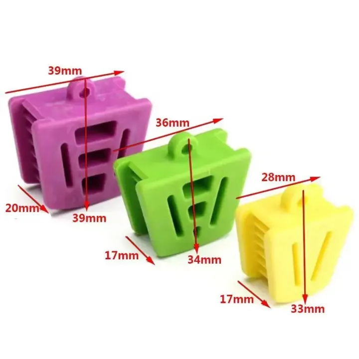 3 Pcs/Set Size S/M/L Dental Mouth Opener Occlusal Pad Teeth Prop Bite ...