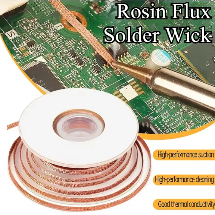 Desoldering Braid Solder Remover Wick Solder Remover Wire Soldering ...