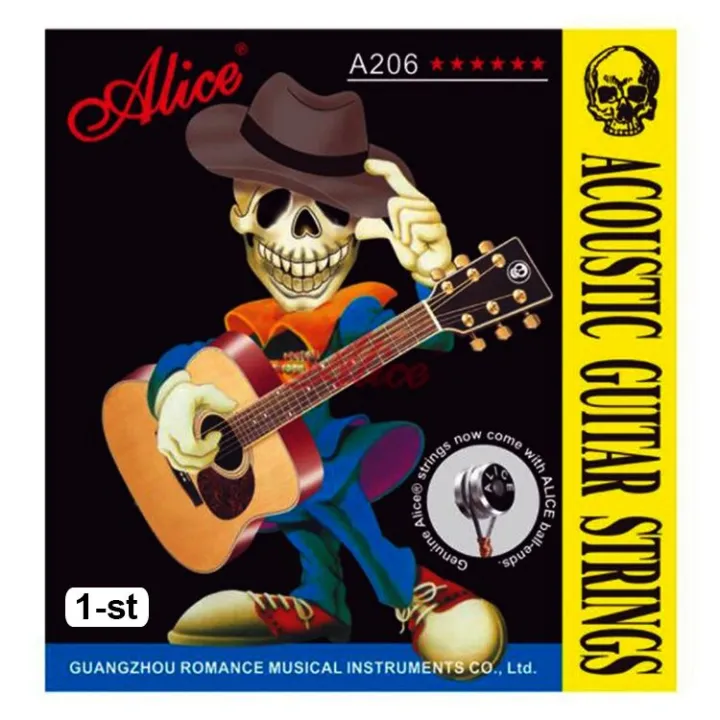 Alice E-1st,B-2nd,G-3rd Acoustic Guitar single string. | Daraz.pk