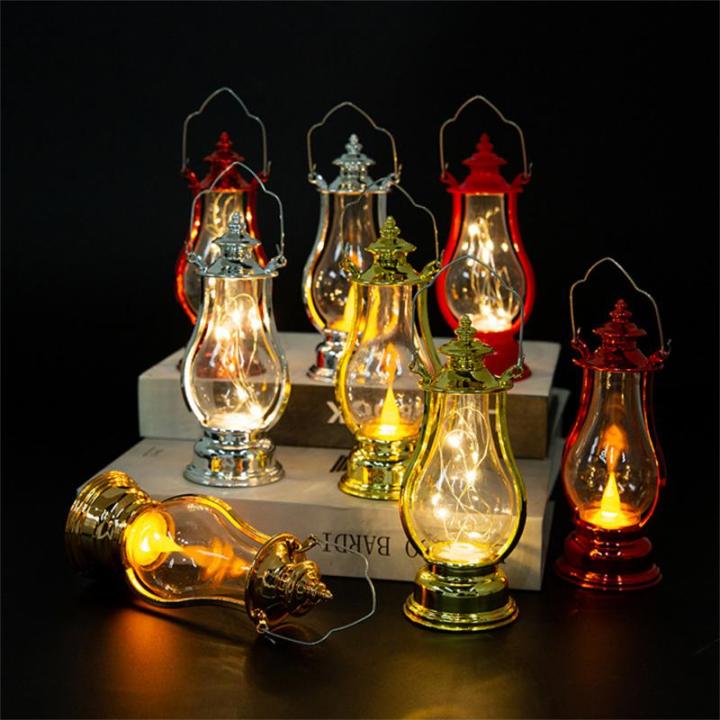 Retro Kerosene Night Light Art Decorate Light Small Oil Fairy Lights ...