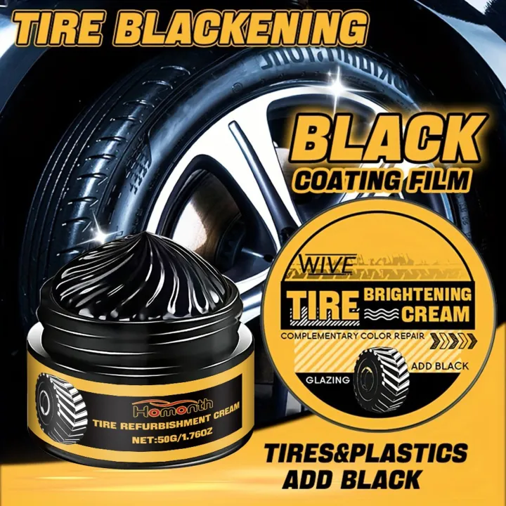 100g Car Tire Maintenance Tire Shine Coating Tyre Gloss Sealant Wax ...