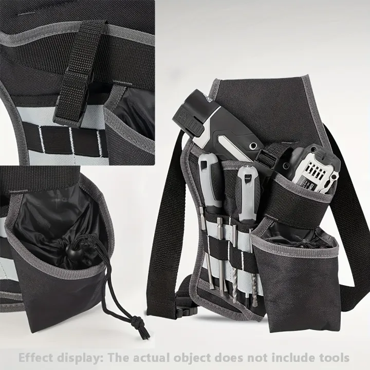 5 specifications Single Side Tool Belt Pouch for Electrician Carpenters ...