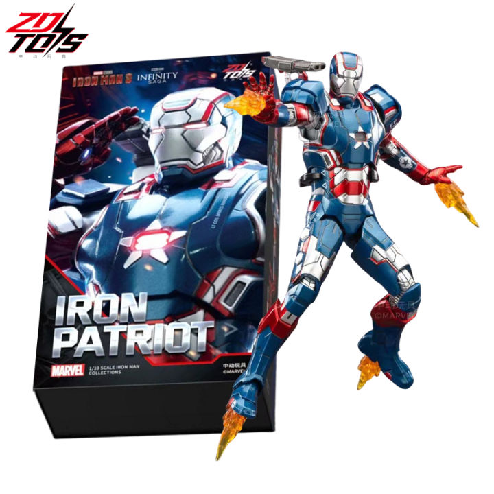 ZD Original Iron Man Iron Patriot MK35 MK47 MK30 War Machine Rhodes ...