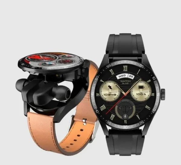 Luxury (gt5 Buds) 2in1 Build-in Tws Earpods Round Smart Watch(only ...
