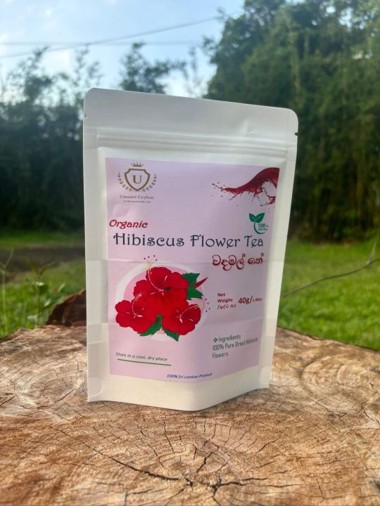 100% Pure Hibiscus Tea Wada Mal Tea Bags for Healthy Life Herbal Drink ...