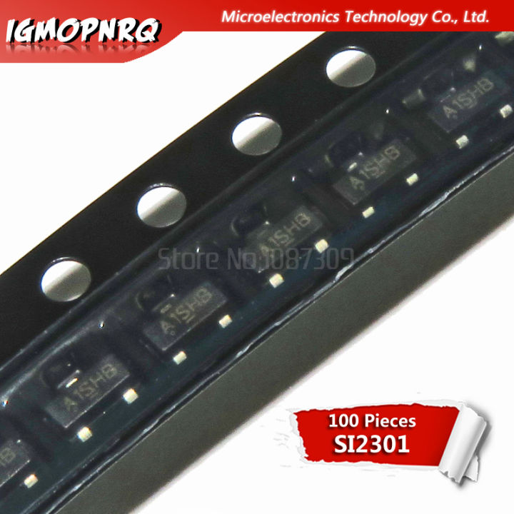 100pcs SI2301CDS SI2301BDS SI2301 A1SHB SOT23-3 MOSFET 20V 3.1A 1.6W 112 mohms @ 4.5V new ...