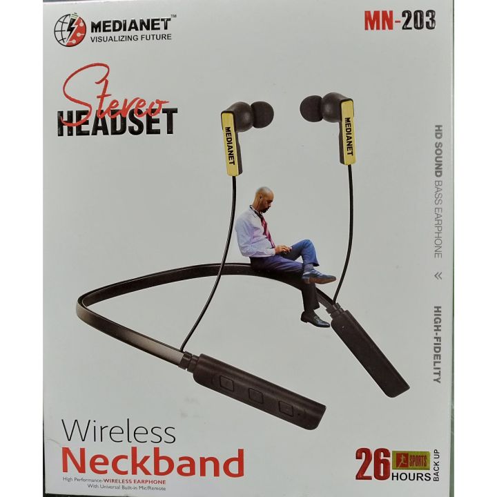 wireless neckband for Android and ios mobile phone / hand free | Daraz.pk