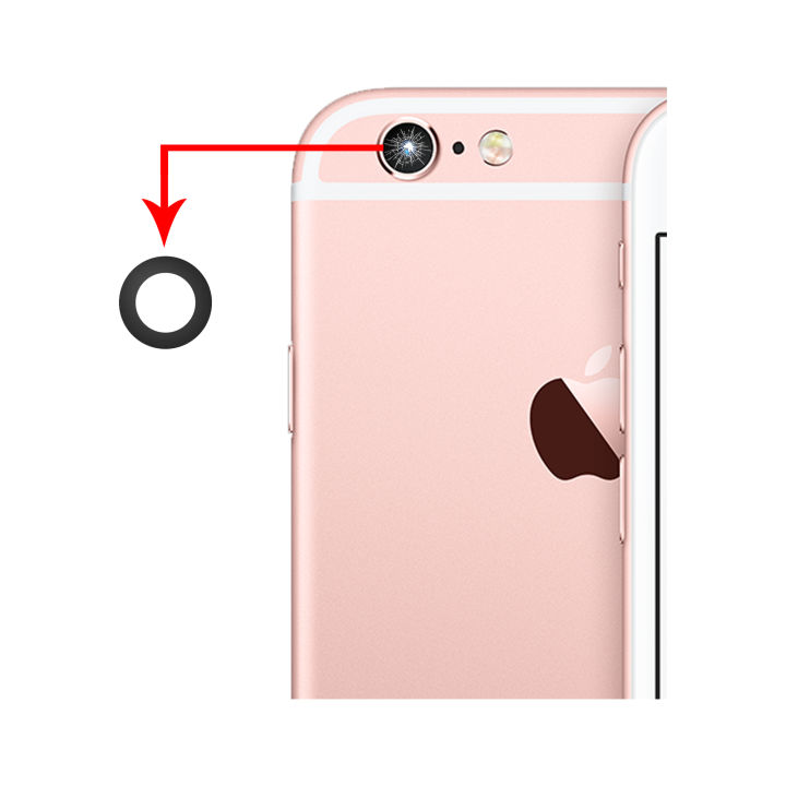 Apple iPhone 6 Original Camera Glass Replacement - Rear Lens Cover with ...