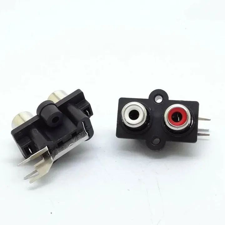 1 pic - 2 Positions FEMALE Stereo Audio Video Socket 2 Positions AV RCA ...
