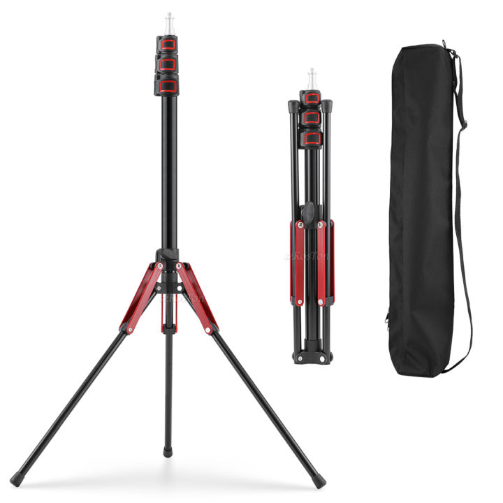 1.9M/75Inch Aluminium Light Stand Photography Light Tripod Monopod ...