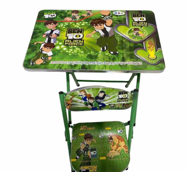 Kids desk and chair Ben ten characters | Daraz.lk