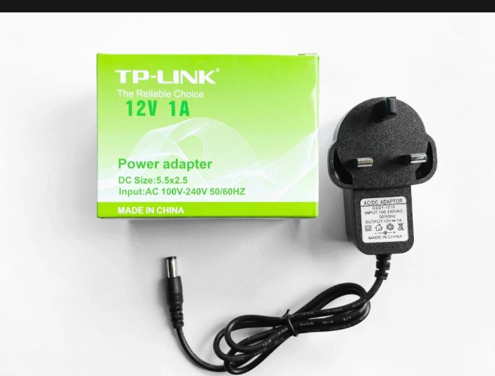 PREMIUM QUALITY TP LINK 12V 1A ADAPTER FOR ONU,ROUTER AND OTHER ...