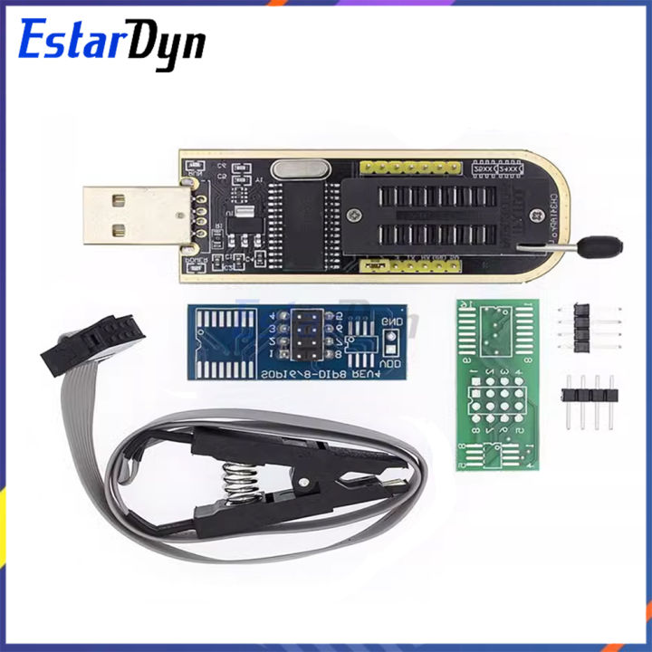 CH341 CH341A/CH341B Programmer 1.8V/3.3V/5V USB EEPROM Flash BIOS ...