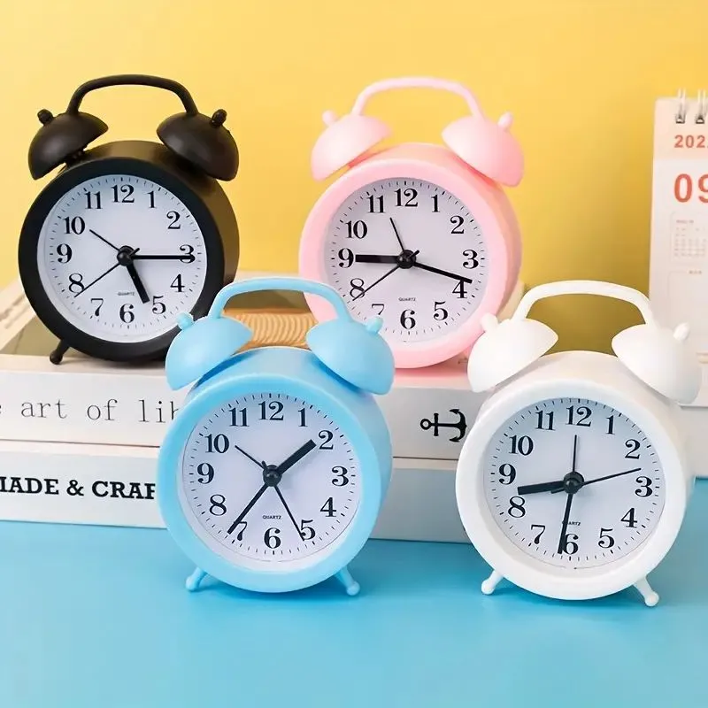 Adorable Mini Digital Alarm Clock - Small Bedroom Bedside Table Clock ...
