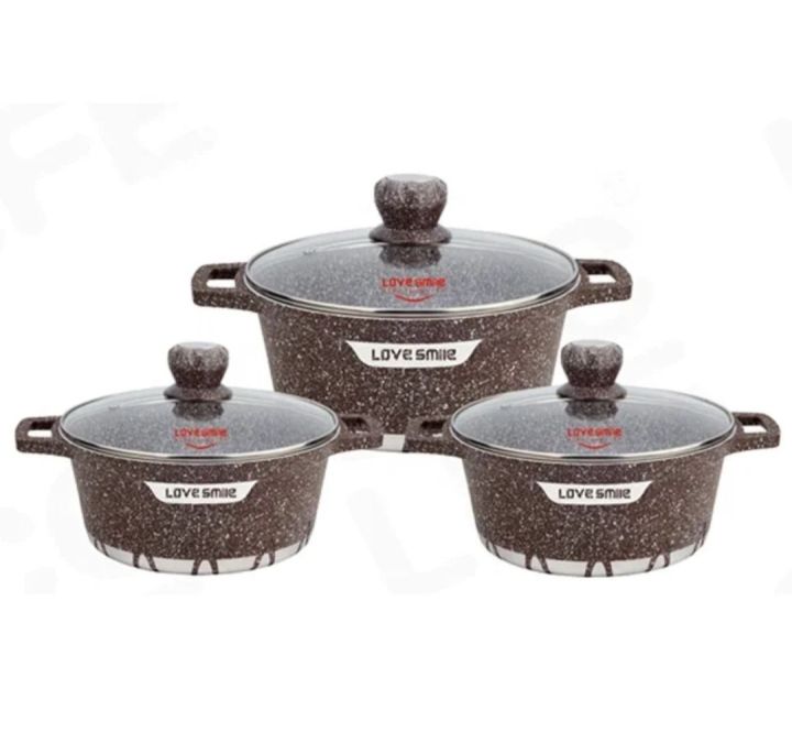 Granite coating 6 piece set | Daraz.com.bd