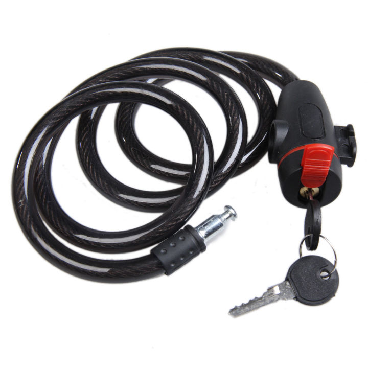 Universal Anti-Theft Steel Coil Cable Motorcycle Lock Bicycle Lock with ...