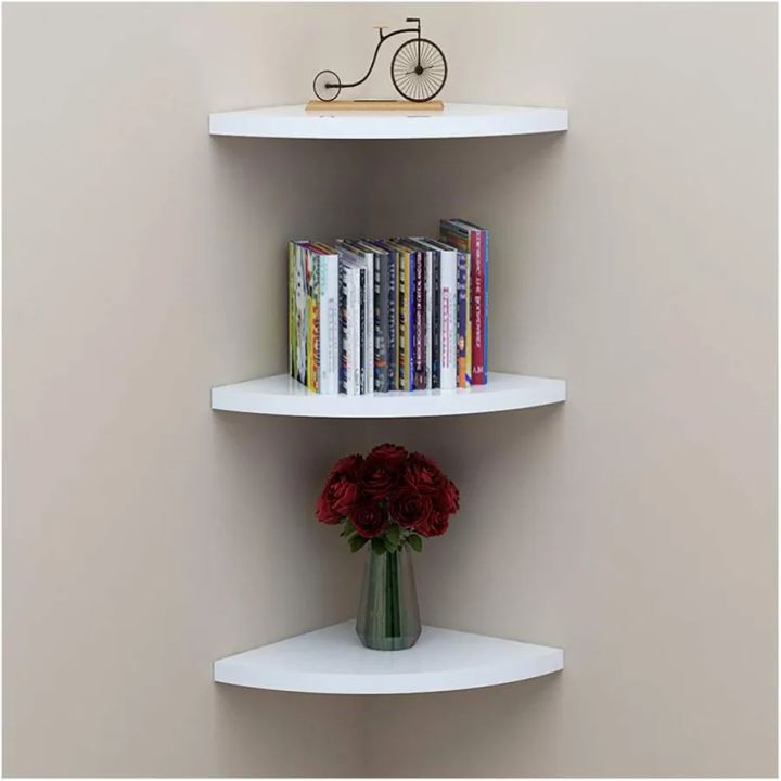 3 layer floating Corner shelf, Corner shelf | Daraz.com.bd