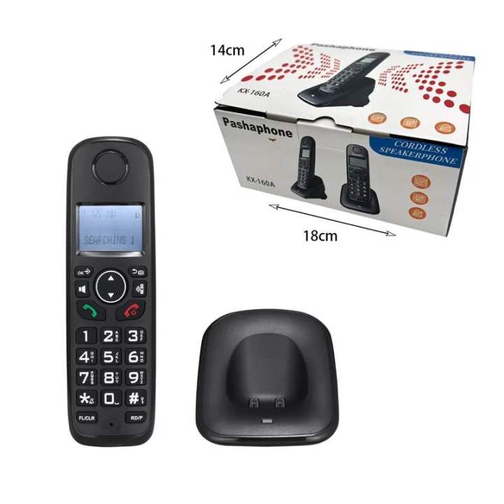 Pashaphone KX-160A Cordless Telephone with Handsfree | Daraz.com.np