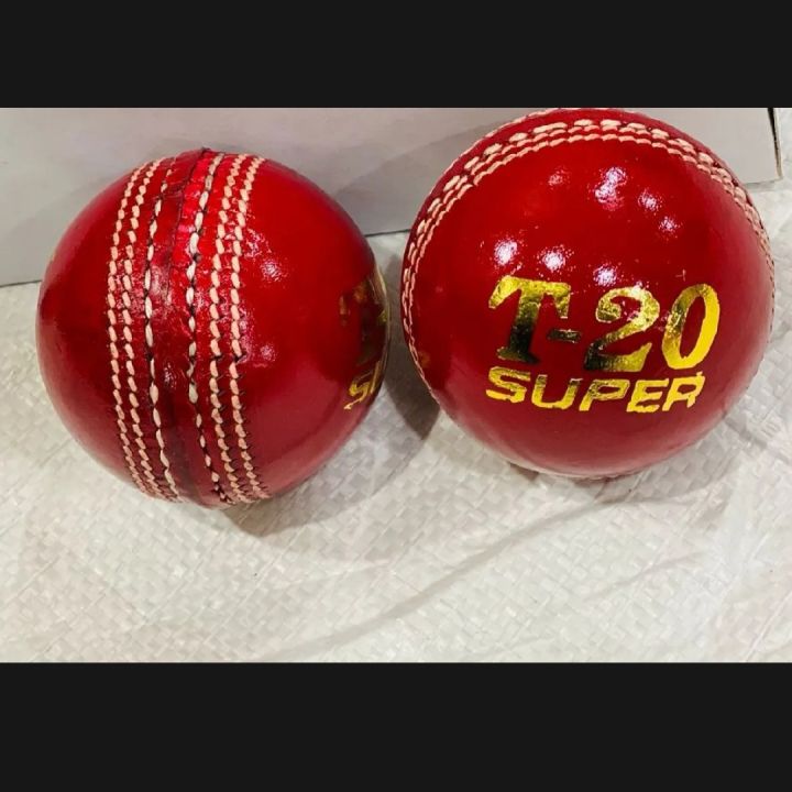 T20 Super hard ball red hard ball cricket ball 1 piece only | Daraz.pk