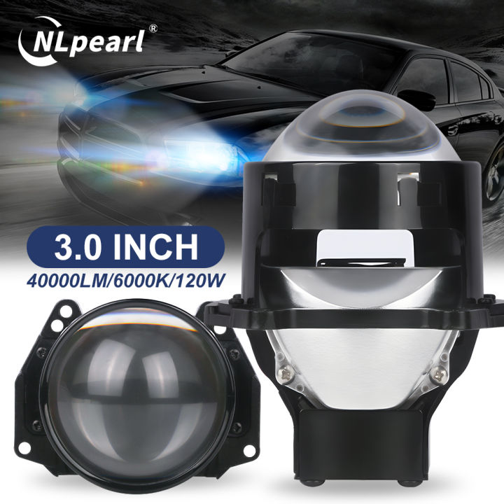 NLpear 2PCS 3 Inch Bi LED Projector Headlights Lenses for Hella LED ...