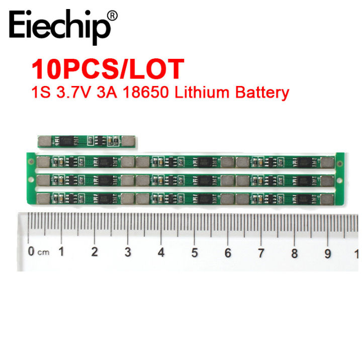 10PCS 1S 3.7V 3A 18650 Lithium Battery Overcharge Overdischarge ...