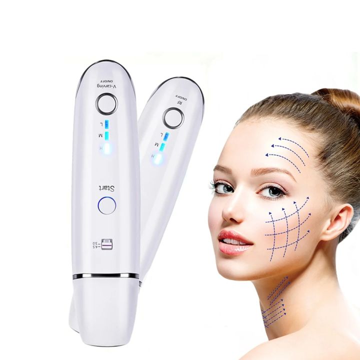 4MHz RF Hifu Face Lifting Machine Double Chin Remove Forehead Neck ...