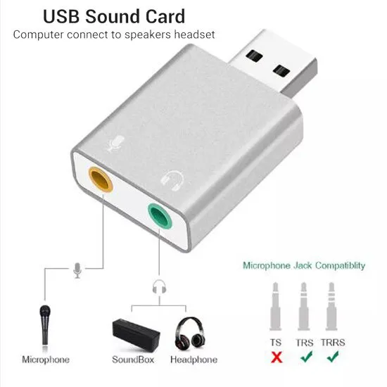 USB sound card sound card sound card 3D sound virtual 7.1 channel card ...