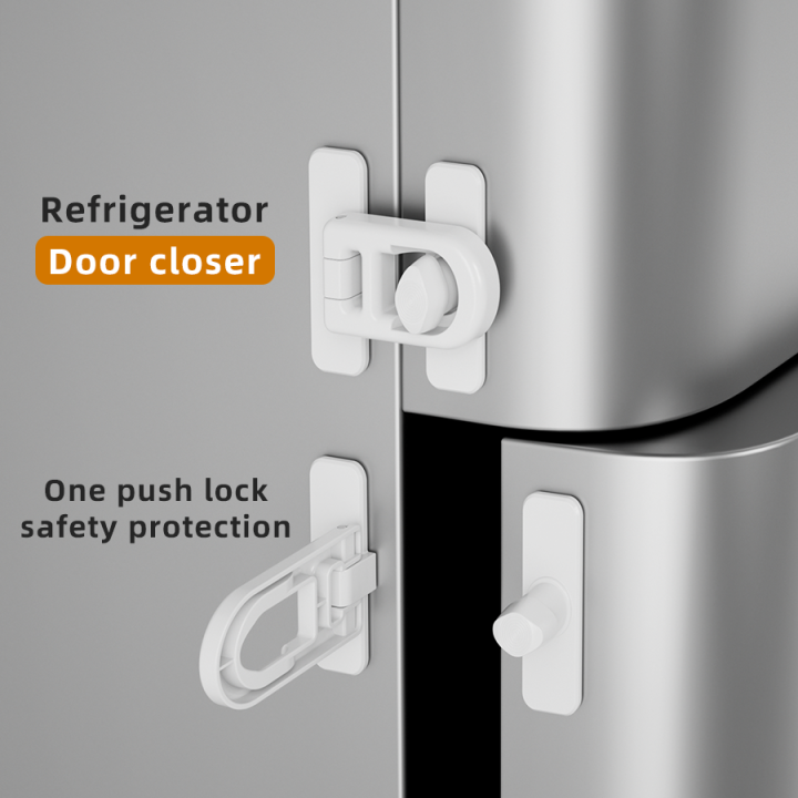 Child Safety Fridge lock Single-Door Refrigerator Door Stopper Baby ...