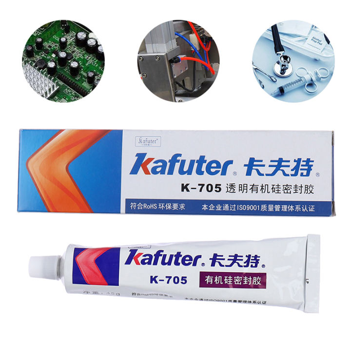 45g Silicone Industrial Adhesive K-705 RTV Silicone Rubber Transparent Glue | Daraz.lk