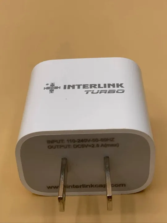 Interlink Turbo Fast Adaptor USB TypeC Turbo Charger Smart Charging ...