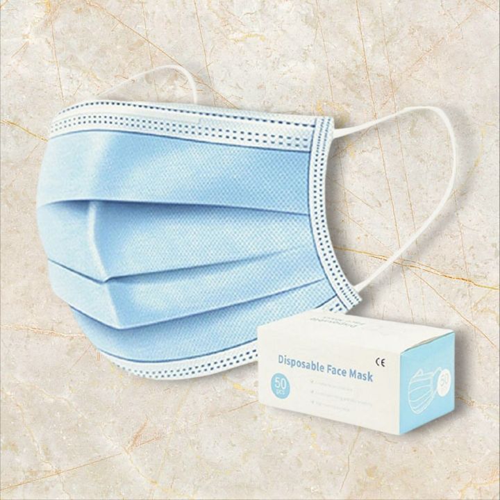 Surgical Blue Face Mask 50 PCS 1Box | Daraz.com.bd