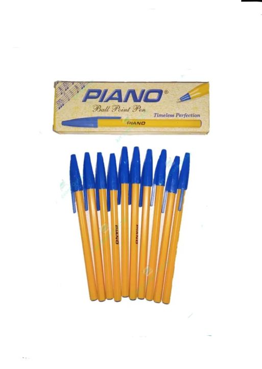 Piano yellow ballpen(pack of 10 ballpen) | Daraz.pk