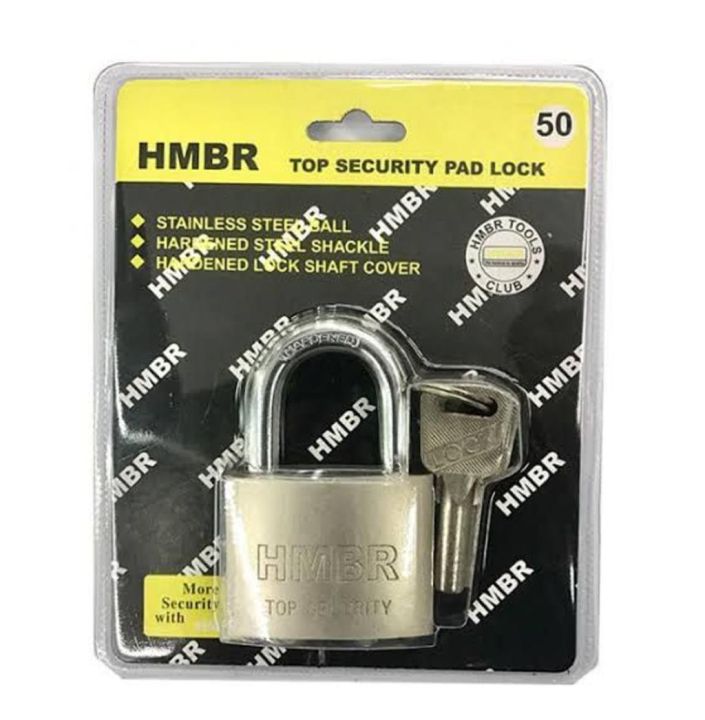 40-70 mm HMBR Lock with 4 key High security padlock ,Tala, valo Tala ...