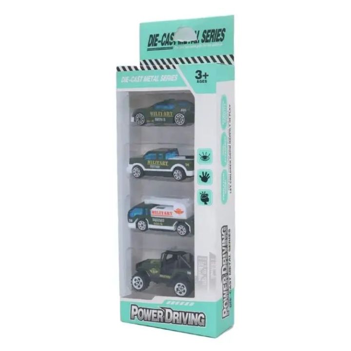 Pack Of 4 Multicolored Car Set For Kids | Daraz.com.np