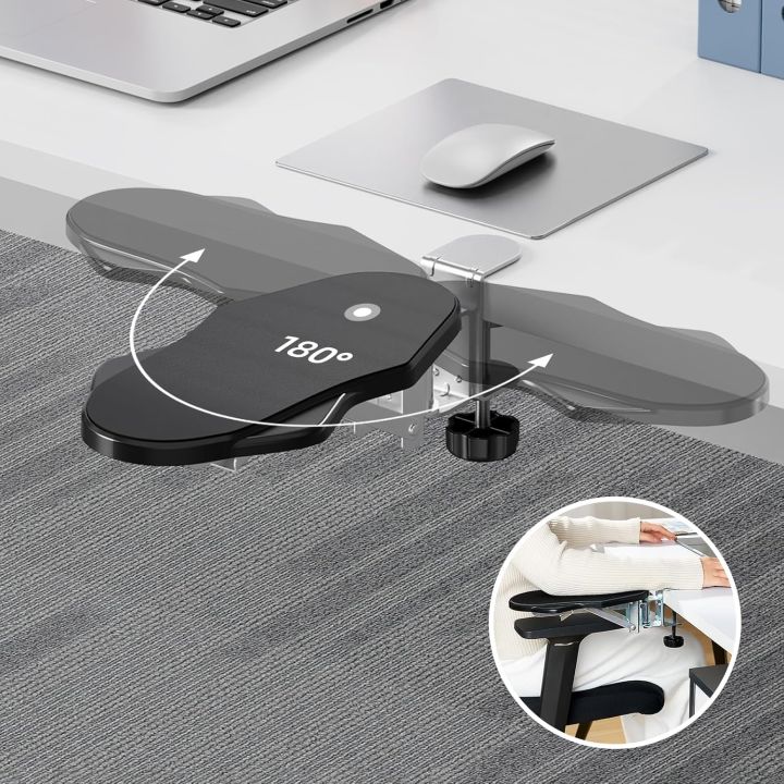 BEISHI Computer Arm Rest Desk Adjustable Ergonomic Wrist Rest Support ...