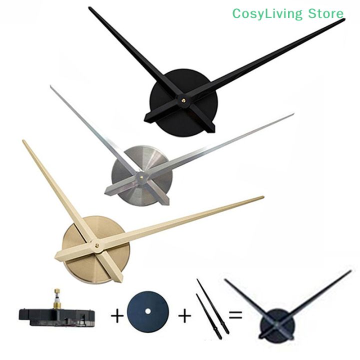 1Set 3D Wall Clock Simple DIY Large Clock Hand Quartz Hour Hand ...